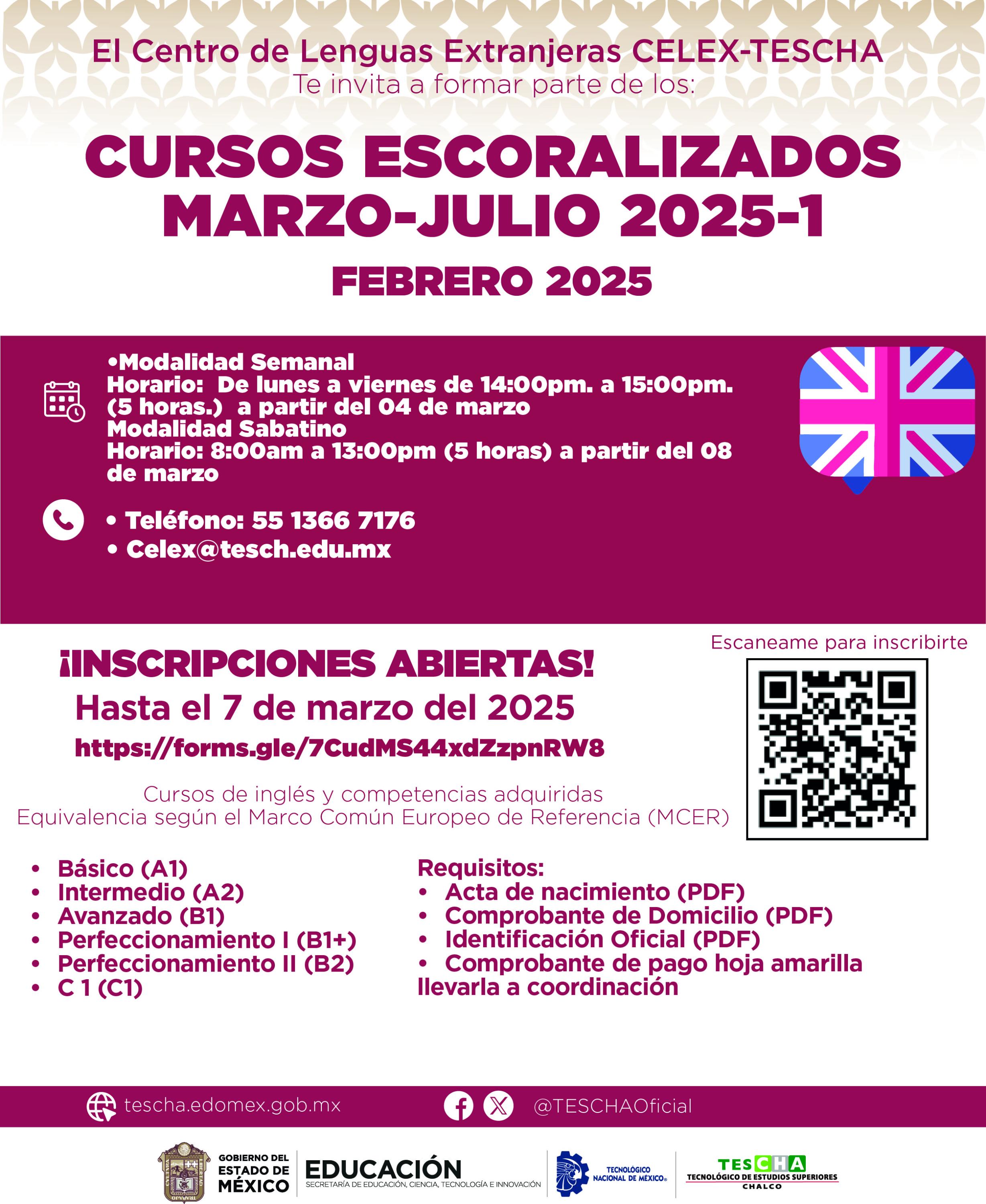 CONVOCATORIA | Tecnológico de Estudios Superiores de Chalco